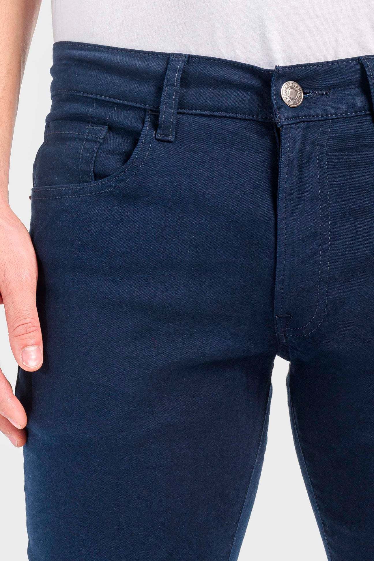 Pantalón Moda Hombre Gabardina Stretch Vaxter Slim Straight Max Oggi - Oggi Jeans